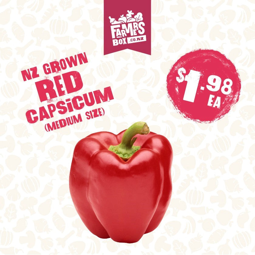 Red Capsicum - Sweet & Flavorful | Farmers Box