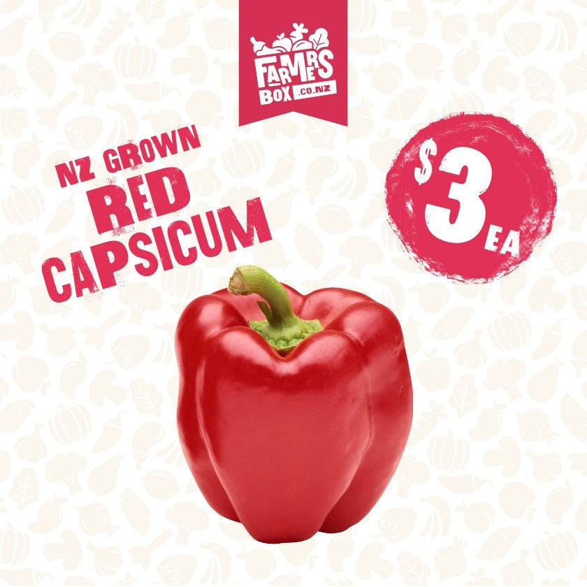 Red Capsicum - Sweet & Flavorful | Farmers Box