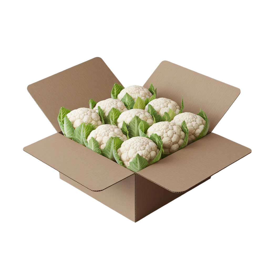 8PC Fresh Cauliflower Box | Farm-Direct Produce | Farmers Box