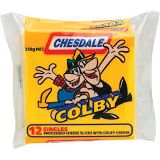 Chesdale Processed Cheese Slices Colby 250g – Farmers Box